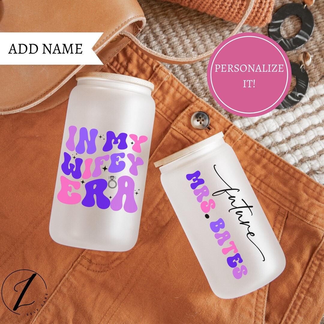 Future Mrs Libby Cup, Future Wife Iced Coffee Cup, Personalized ...
