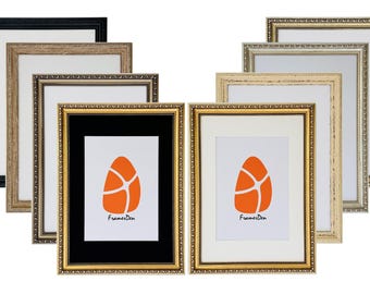 A2 Poster Frames/ A3 / A4 Photo Frame / A5 - Black Gold Picture Frame ...