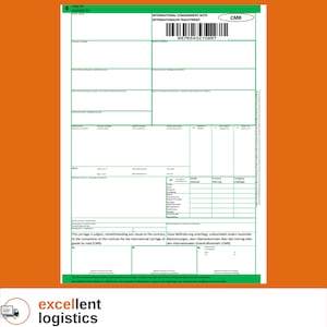 CMR Template Excel - Etsy