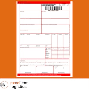 CMR Template Excel - Etsy