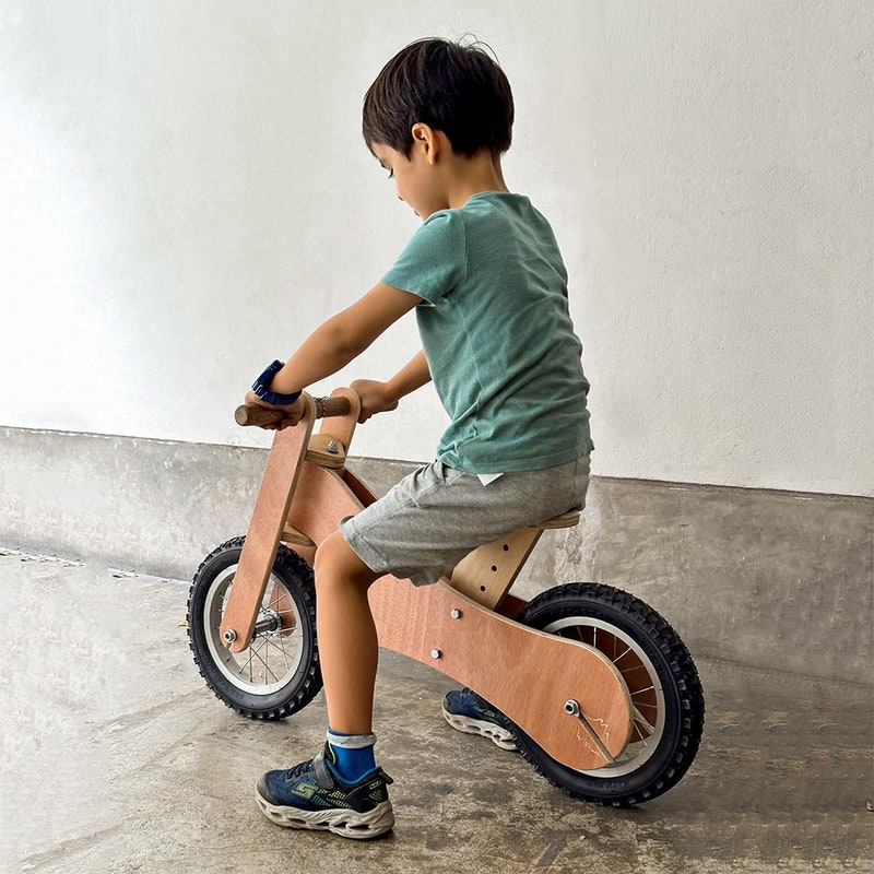 Wooden Balance Bike - Etsy UK