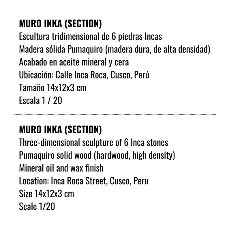 Muro Inka (section) - Etsy
