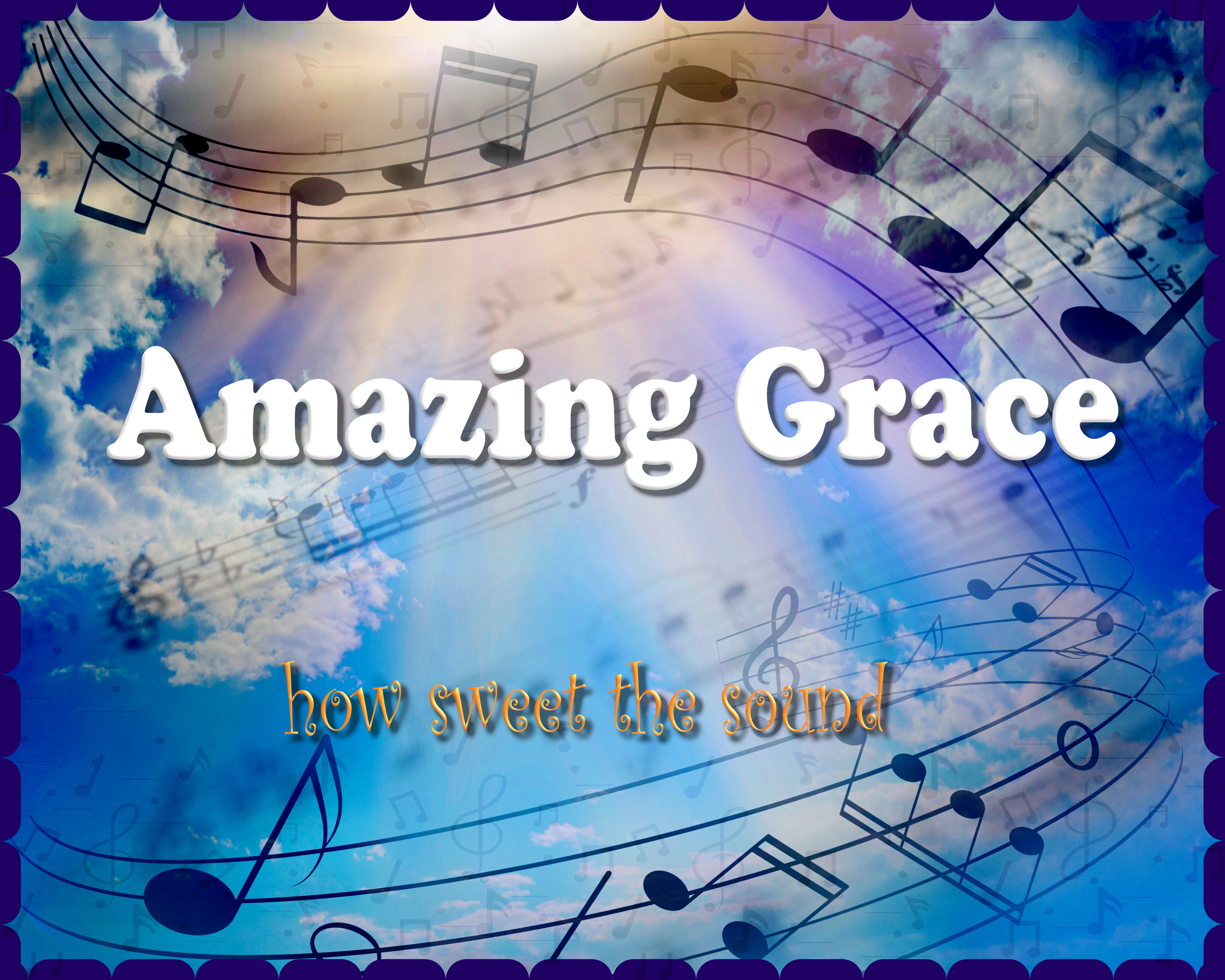 Amazing Grace Wall Art. Christian Digital Design. Inspiring | Etsy