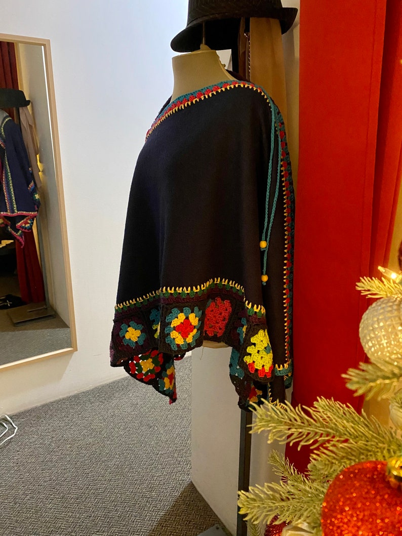 Handmade Crochet Poncho - Etsy