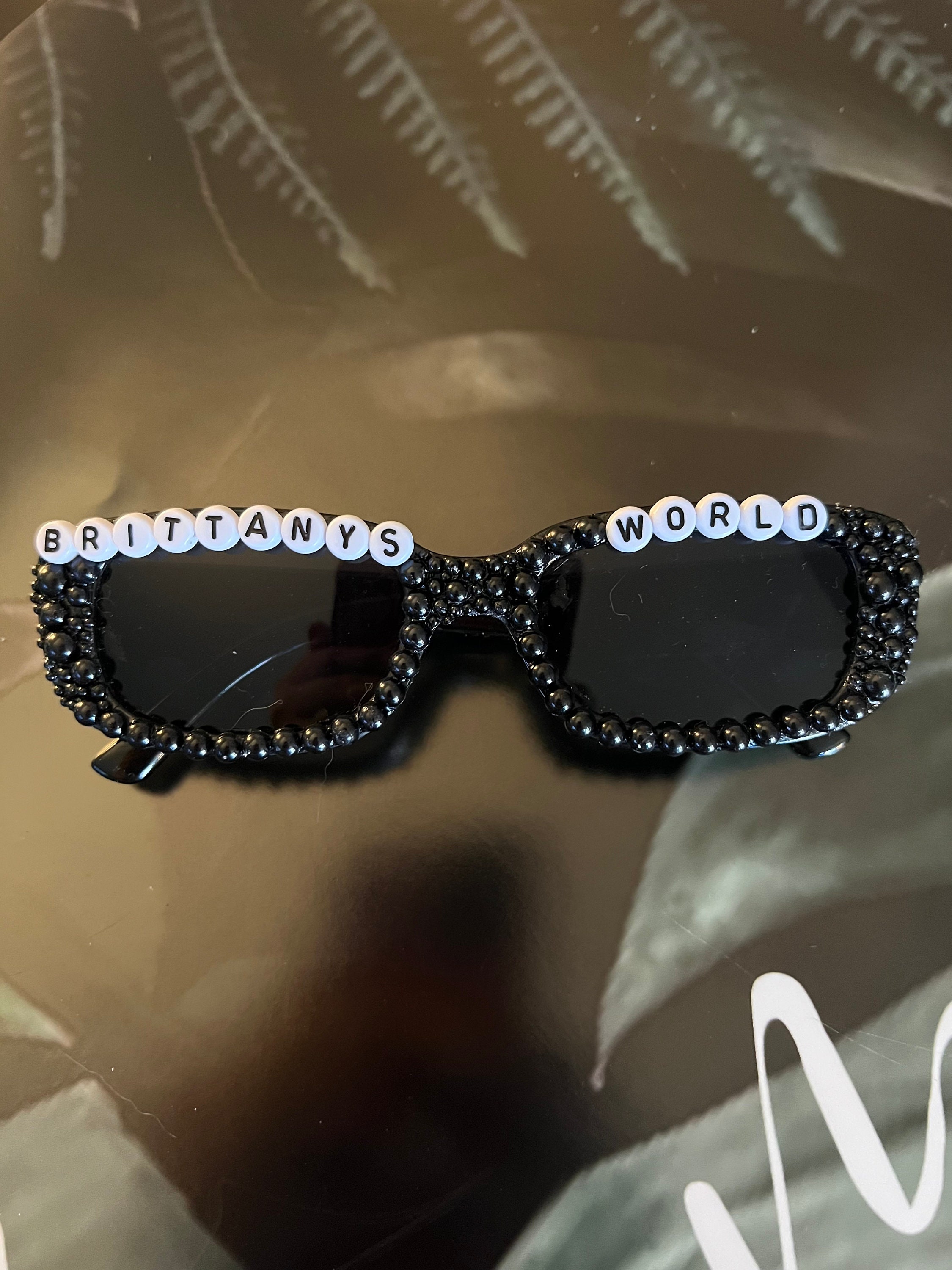 Custom Sunglasses | Custom Bead Sunglasses | Custom Bridal Sunglasses ...