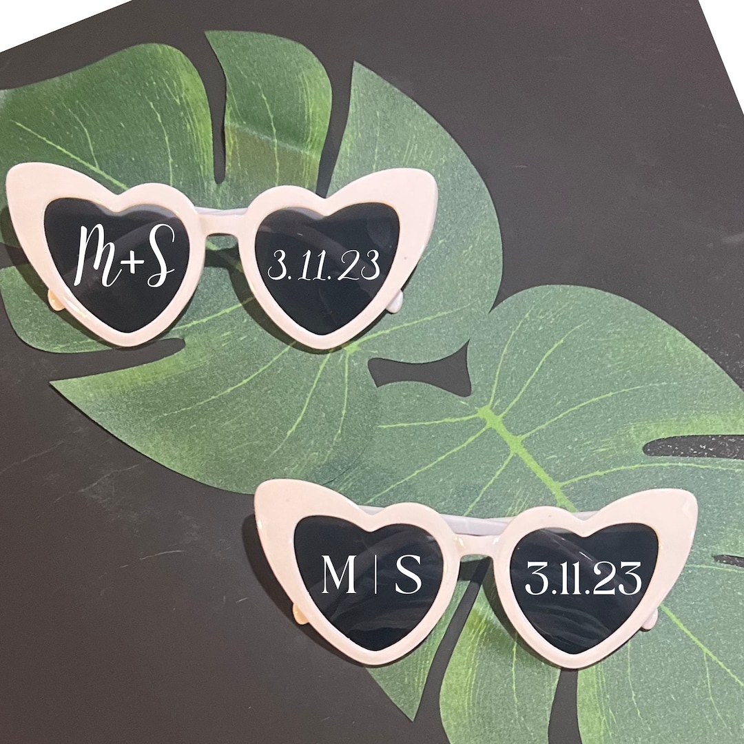 Custom Wedding Sunglasses Reception Sunglasses Wedding Party Shades ...