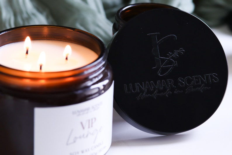 Spicy Tobacco Rum Scented Candle: 3-wick Soy Wax, 50 Hour Burn - Etsy