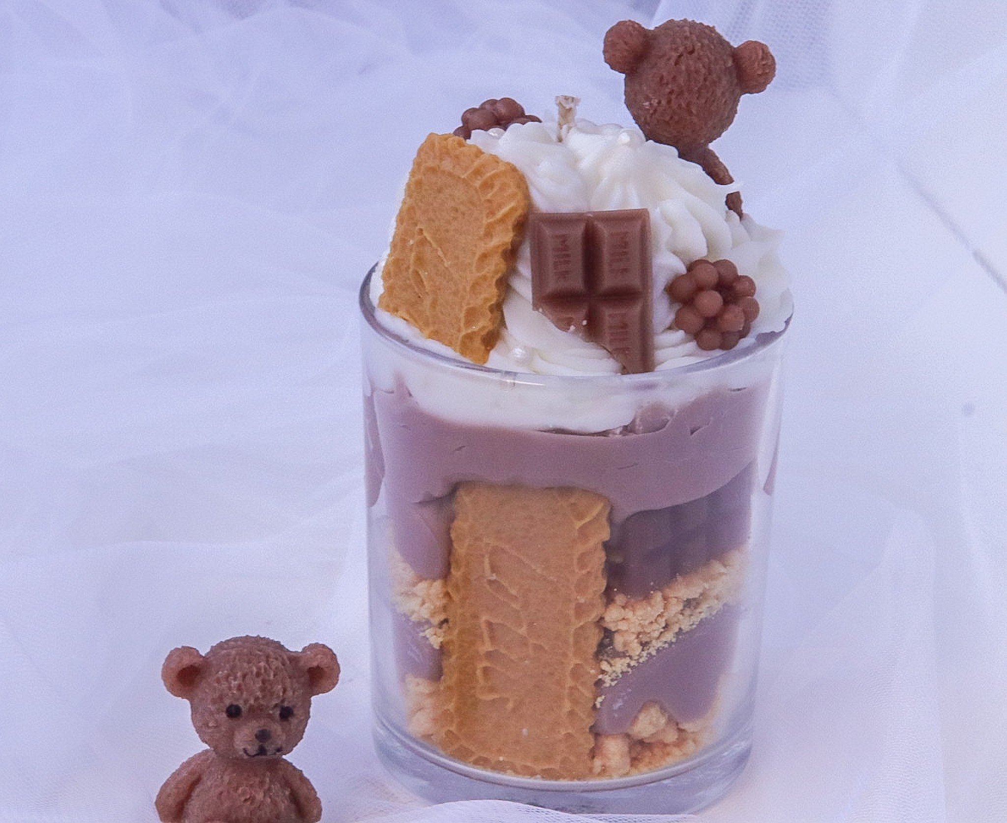 Chocolate Cheesecake Candle Cute Dessert Candle Strongly - Etsy