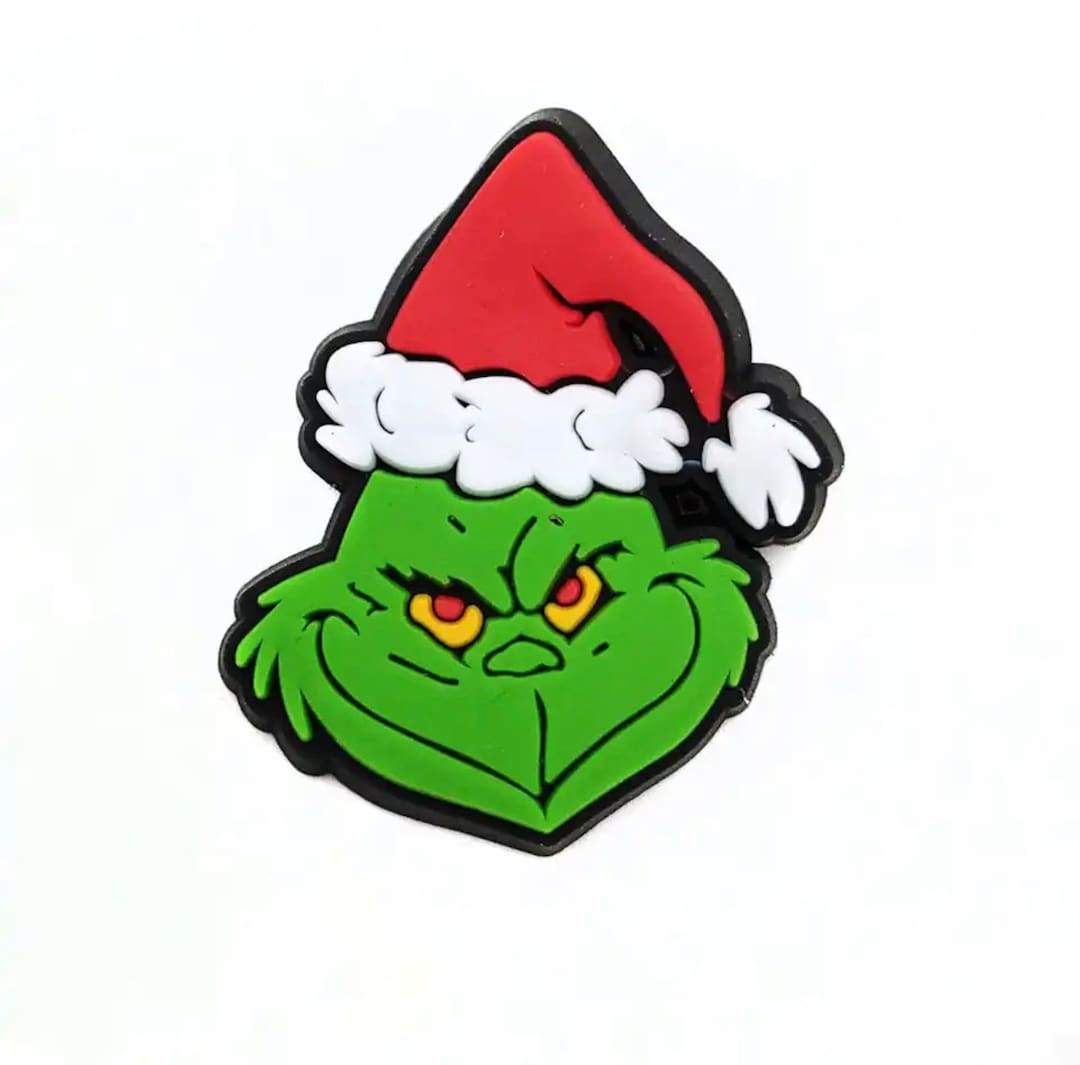 Grinch Grinch Croc Charms Clog Shoe Decoration Croc Charm - Etsy