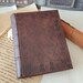 Handbound Hardcover Genuine Leather Journal Antique Look Notebook Blank ...
