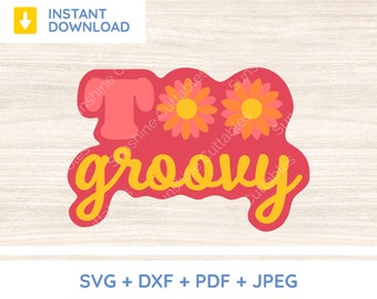 Too Groovy Svg - Etsy