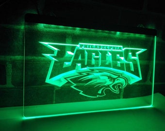 Personalized Acrylic LED Philadelphia Eagles Light - Etsy