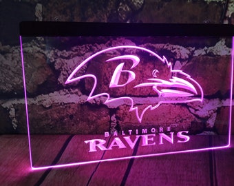 Neon Ravens Sign - Etsy