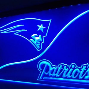 New England Patriots LED Sign Light Game Neon Acrylic Carved Hanging ...