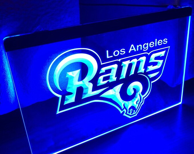 Los Angeles Rams Sign LED Neon Light Sign Football Team - Etsy