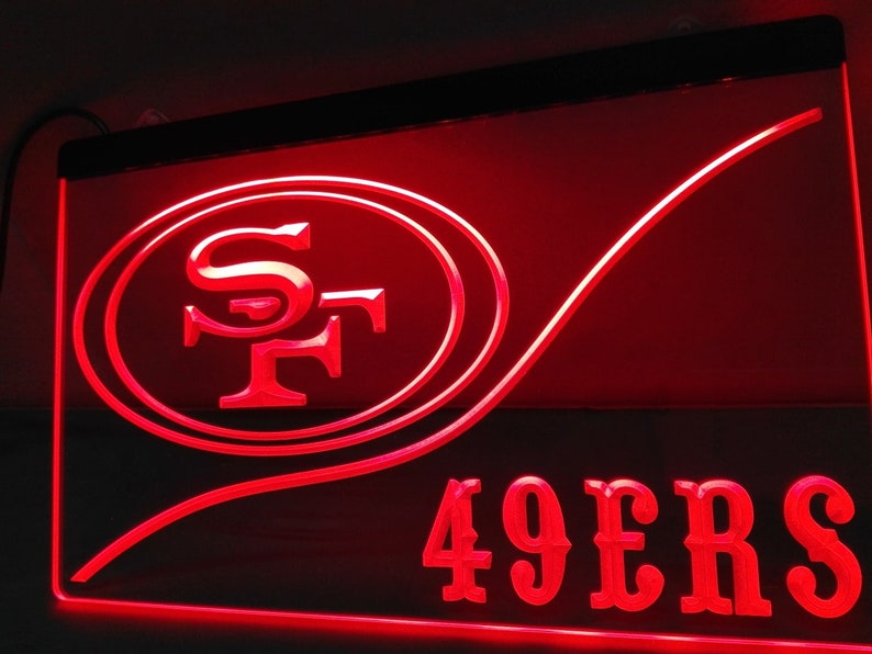 Customizable San Francisco 49ers LED Sign for the Ultimate Fan - Etsy