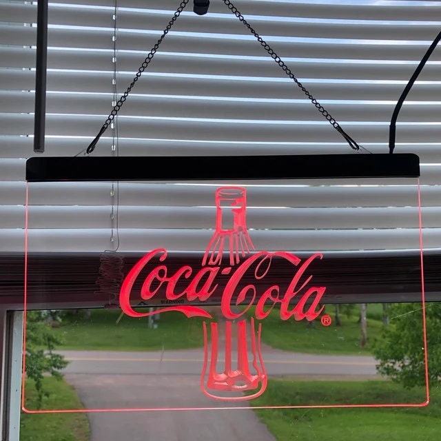 Coca Cola Coca Cola Sign Neon LED Sign Acrylic Coke - Etsy Canada