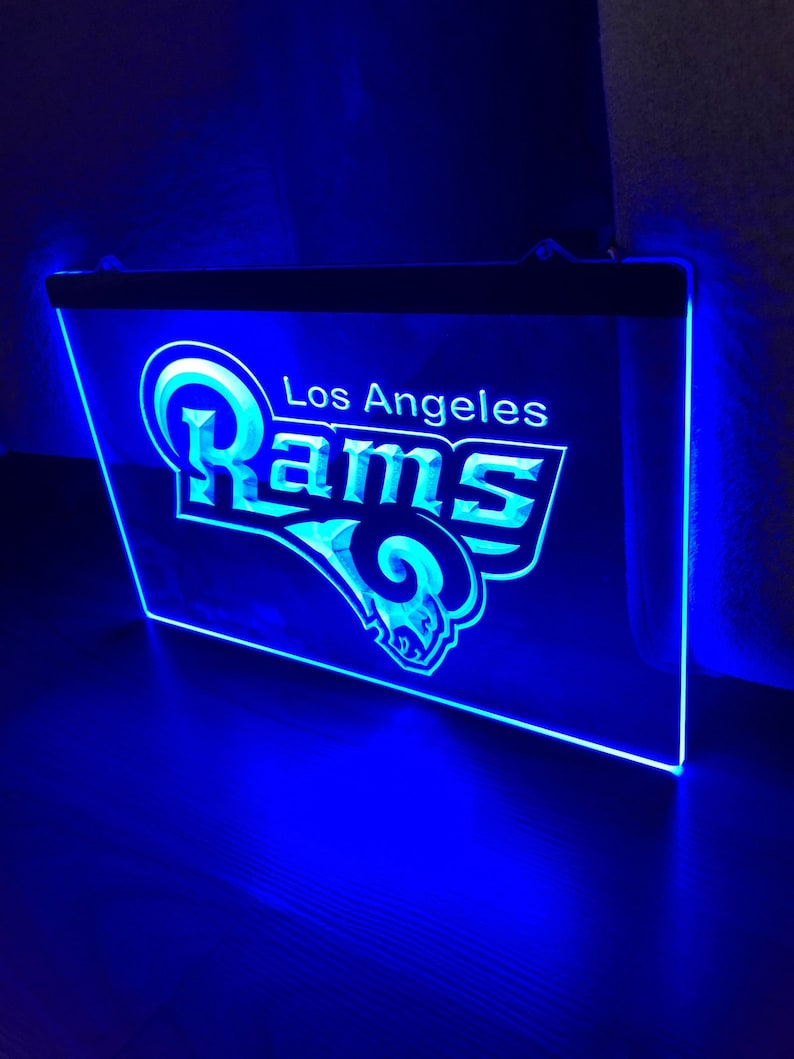 Los Angeles Rams Sign LED Neon Light Sign Football Team - Etsy