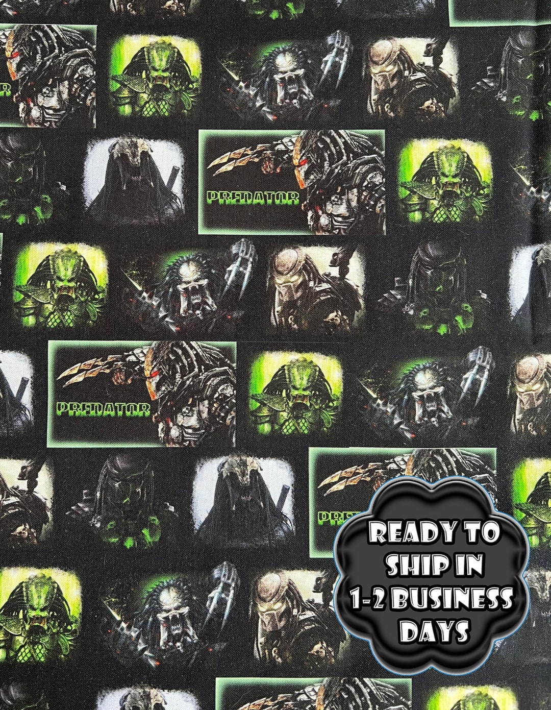 READY TO SHIP Alien Villian Specialty Print Cotton Fabric - Etsy