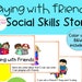 Playing With Friends Social Skills Story Printable Social - Etsy