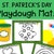 Printable St. Patricks Day Playdough Mats, Shamrock Playdough, Shamrock ...