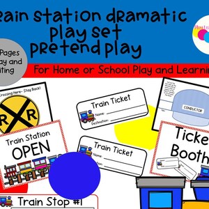 Post Office Dramatic Play Set, Printable Play, Pretend Play Kit ...