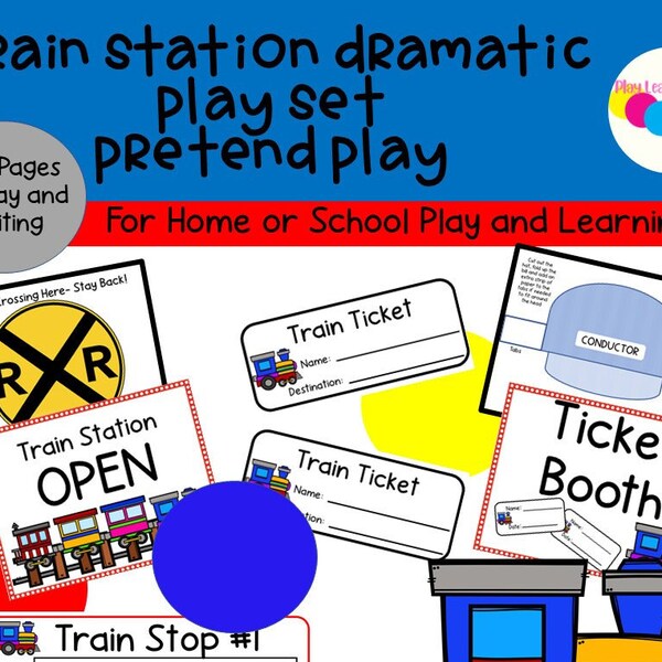 Post Office Dramatic Play Set, Printable Play, Pretend Play Kit ...