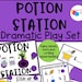 Halloween Potion Station Dramatic Play, Witch Dramatic Play, Halloween ...
