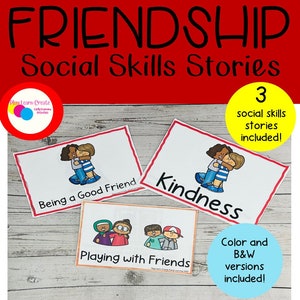 Friendship Social Skills Stories, Bundle of Social Skills Stories ...