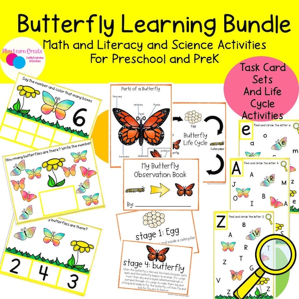 Butterfly Life Cycle - Etsy