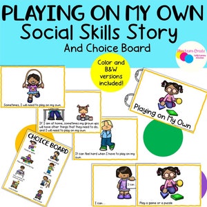 Social Story Throwing Things is Not Okay Digital Social Story Printable ...