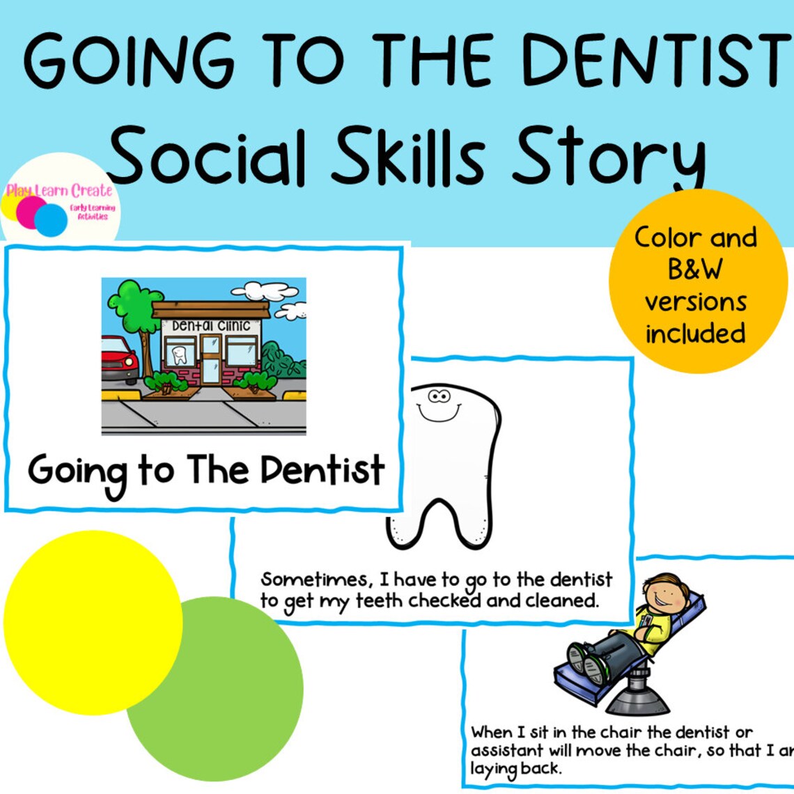 Medical Social Skills Stories, Doctor Social Skills Story, Dentist ...