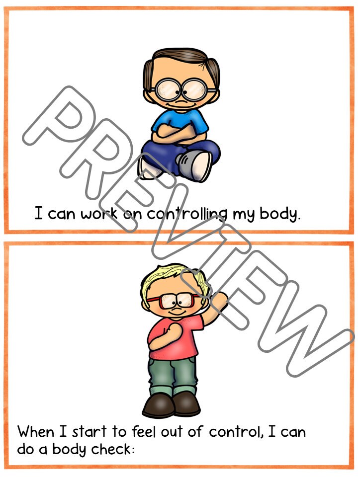 Body Awareness Social Skills Story, Body Safety Story, Body Safety ...