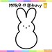 Easter Playdough Mats, Bunny Playdough Mats, Easter Playdough ...