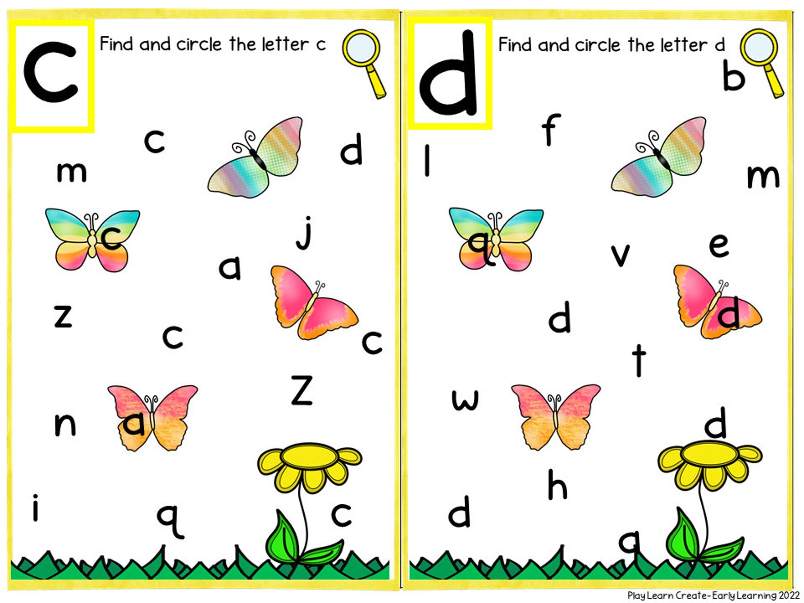 Butterfly Themed Lesson, Preschool Literacy, Preschool Letters ...