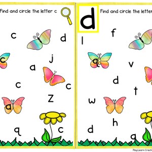 Butterfly Themed Lesson, Preschool Literacy, Preschool Letters ...