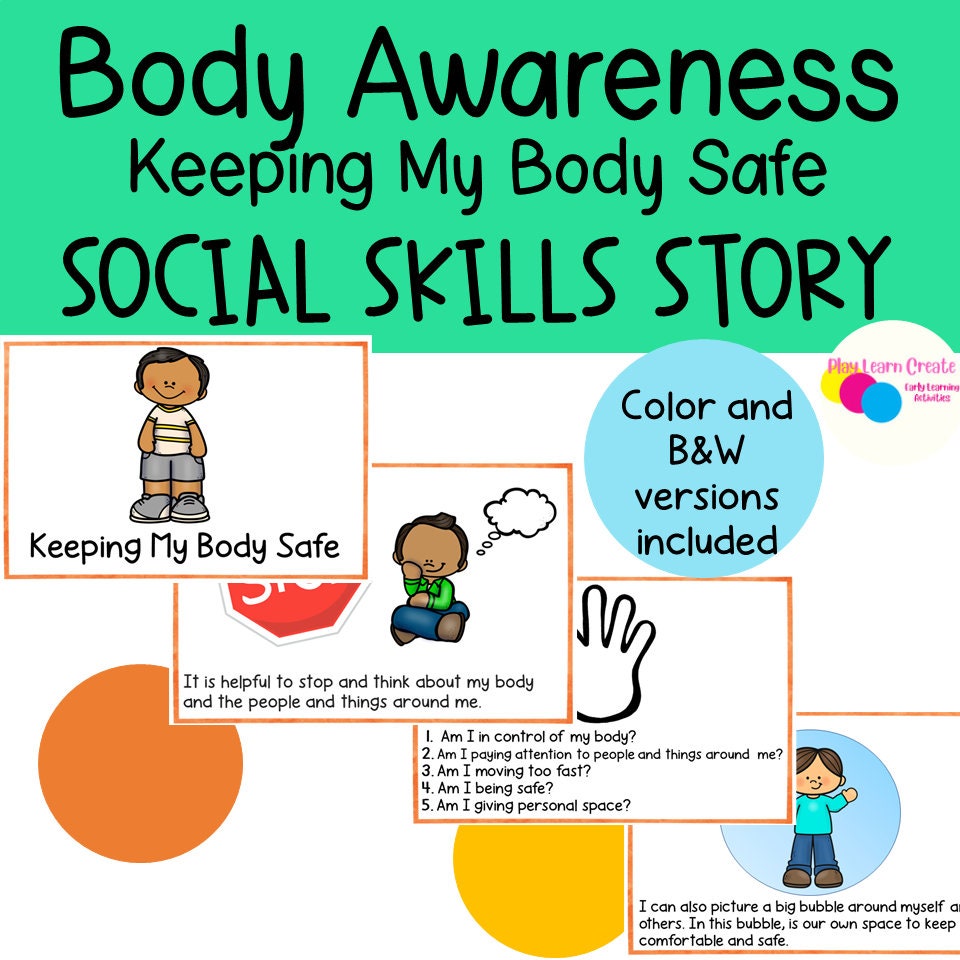 Body Safety Social Skills Story Bundle, Hitting Social Skills Story ...