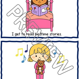 Bedtime Social Skills Story, Bedtime Routine Chart, Bedtime Visuals ...