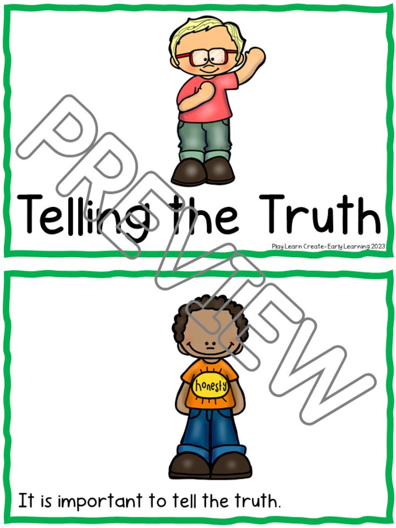 Telling the Truth Social Skills Story, Honesty Social Skills Story ...