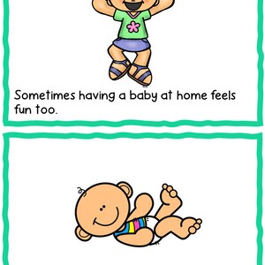 New Baby at Home Social Skills Story, Printable Social Skills Story ...