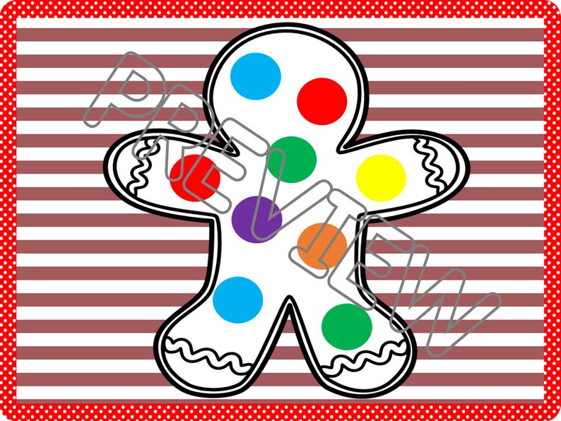 Gingerbread Theme Color Activities, Toddler Color Activities, Toddler ...
