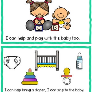 New Baby at Home Social Skills Story, Printable Social Skills Story ...