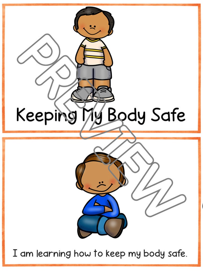 Body Awareness Social Skills Story, Body Safety Story, Body Safety ...
