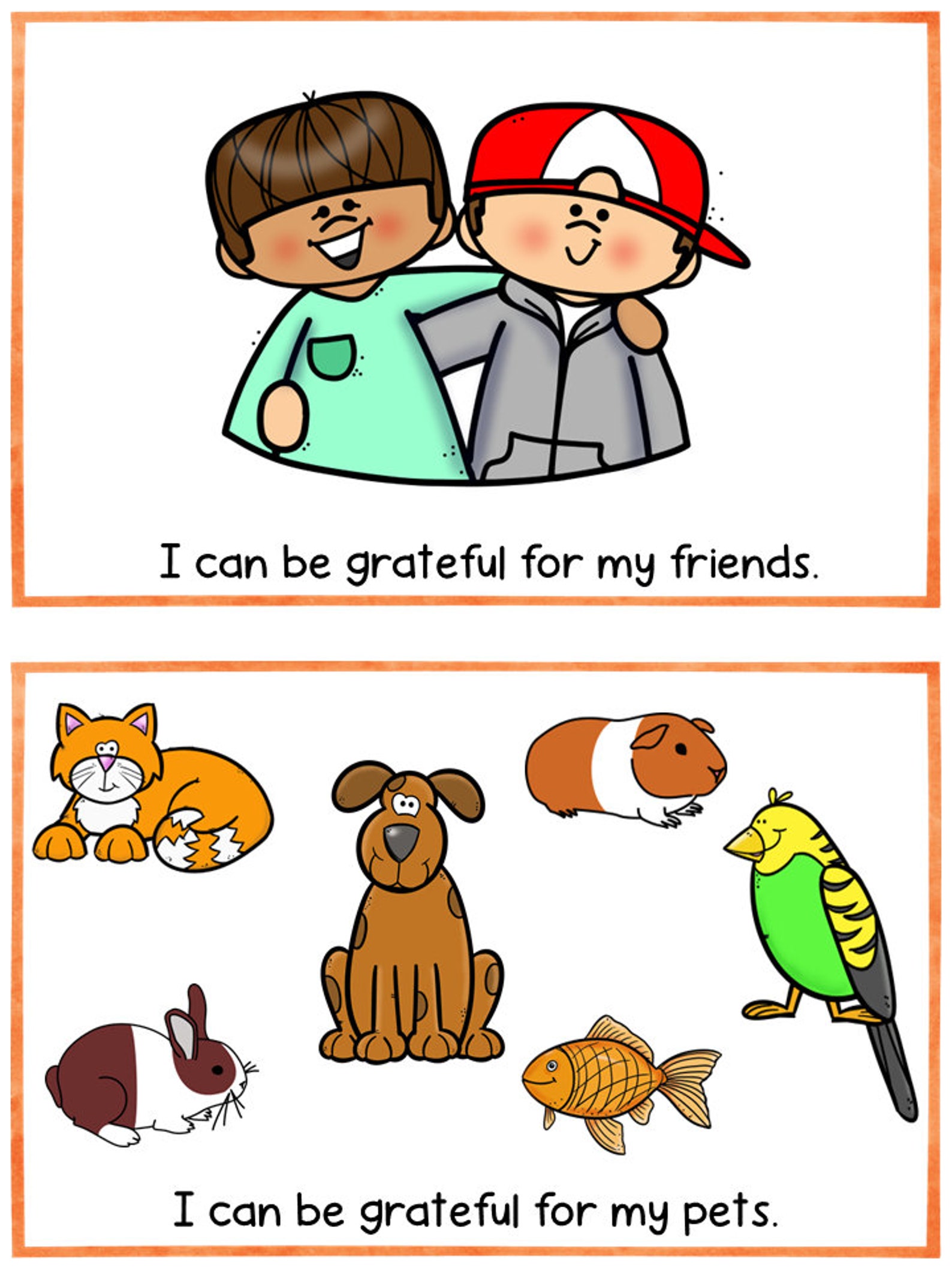 Grateful Social Skills Story, Thankful Social Skills Story, I Am ...