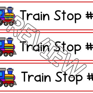 Train Station Dramatic Play, Pretend Play, Printable Play Kit, for ...