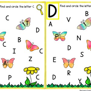 Butterfly Themed Lesson, Preschool Literacy, Preschool Letters ...