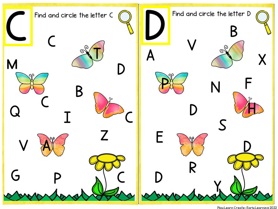 Butterfly Themed Lesson, Preschool Literacy, Preschool Letters ...