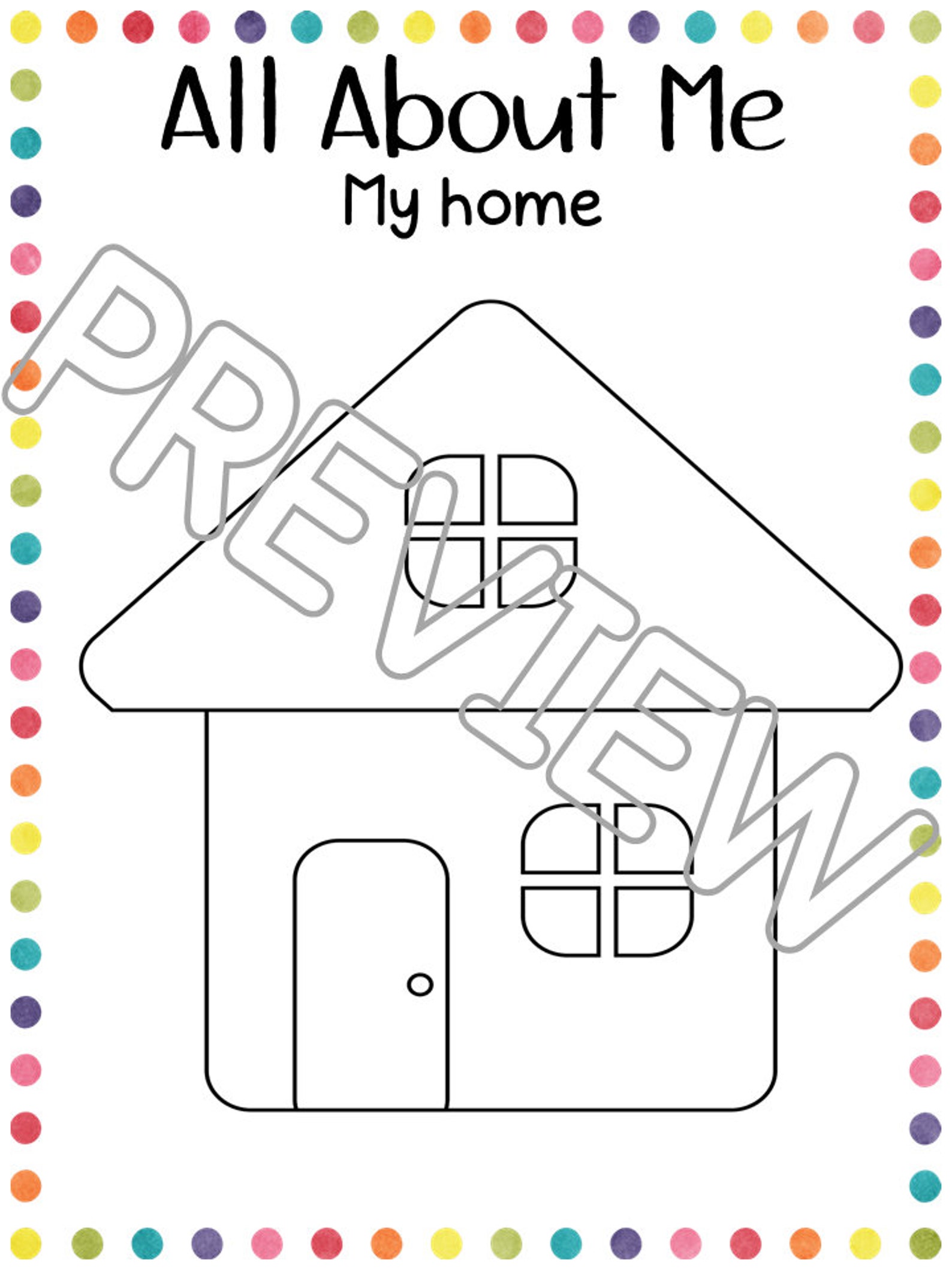 All About Me Theme Playdough Mats, All About Me Activities, Preschool ...