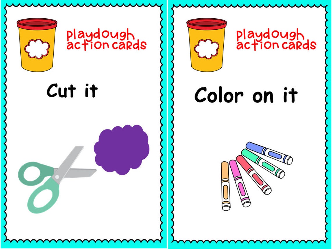 Playdough Mat Playdough Learning Printable Learning | Etsy