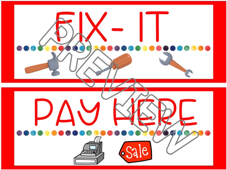 Toy Shop Dramatic Play Set, Toy Workshop Pretend Play, Santa's Toy Shop ...